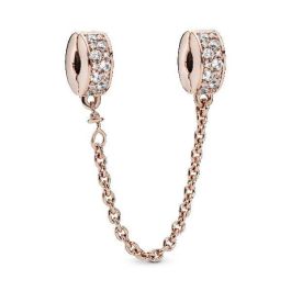 PANDORA ROSE Sicherheitskette Rosèvergoldet - jetzt günstig kaufen!