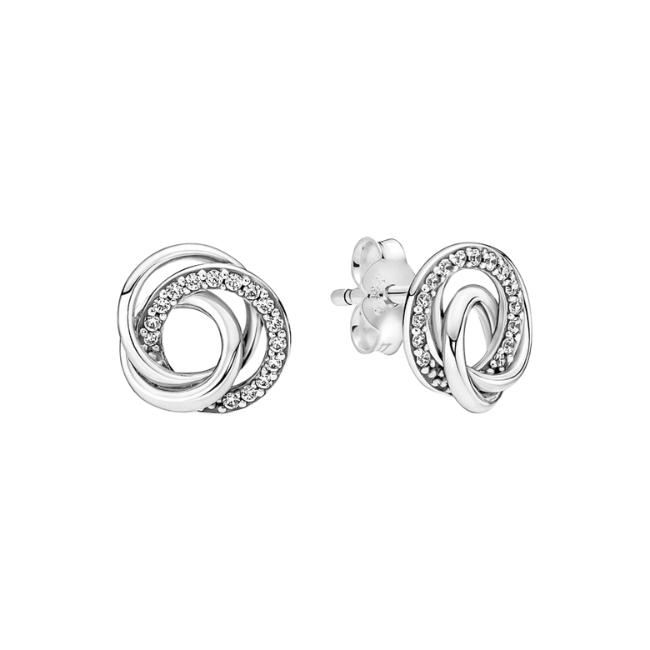 PANDORA Ohrstecker Always Together Silber jetzt gunstig kaufen