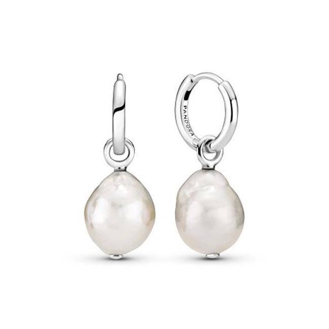 Pandora Damen Ohrringe Moments "Perle" Silber - jetzt günstig kaufen!