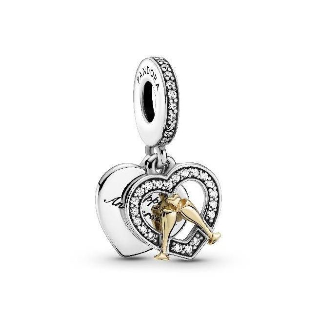 PANDORA Charm Anhänger "Jubiläum" Bicolor 14K Gold - jetzt günstig kaufen!