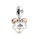 PANDORA DISNEY Charm "Mickey Mouse & Minnie Mouse Kuss" 790075C01