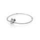 PANDORA Armband Silber Leder schwarz zweifach gewickelt 590745CBK-D ...