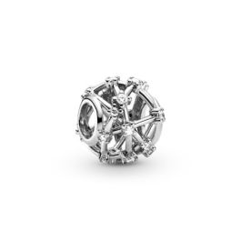 PANDORA Charm "durchbrochene Sonne, Sterne & Mond" silber 799183C00 ...